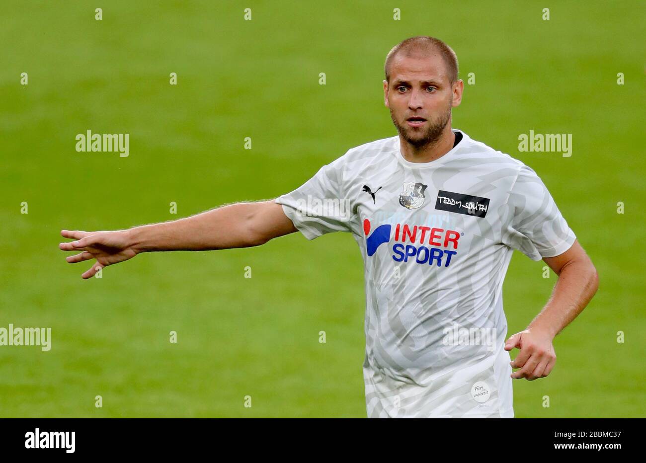 Amiens SC's Mathieu Bodmer Stock Photo - Alamy