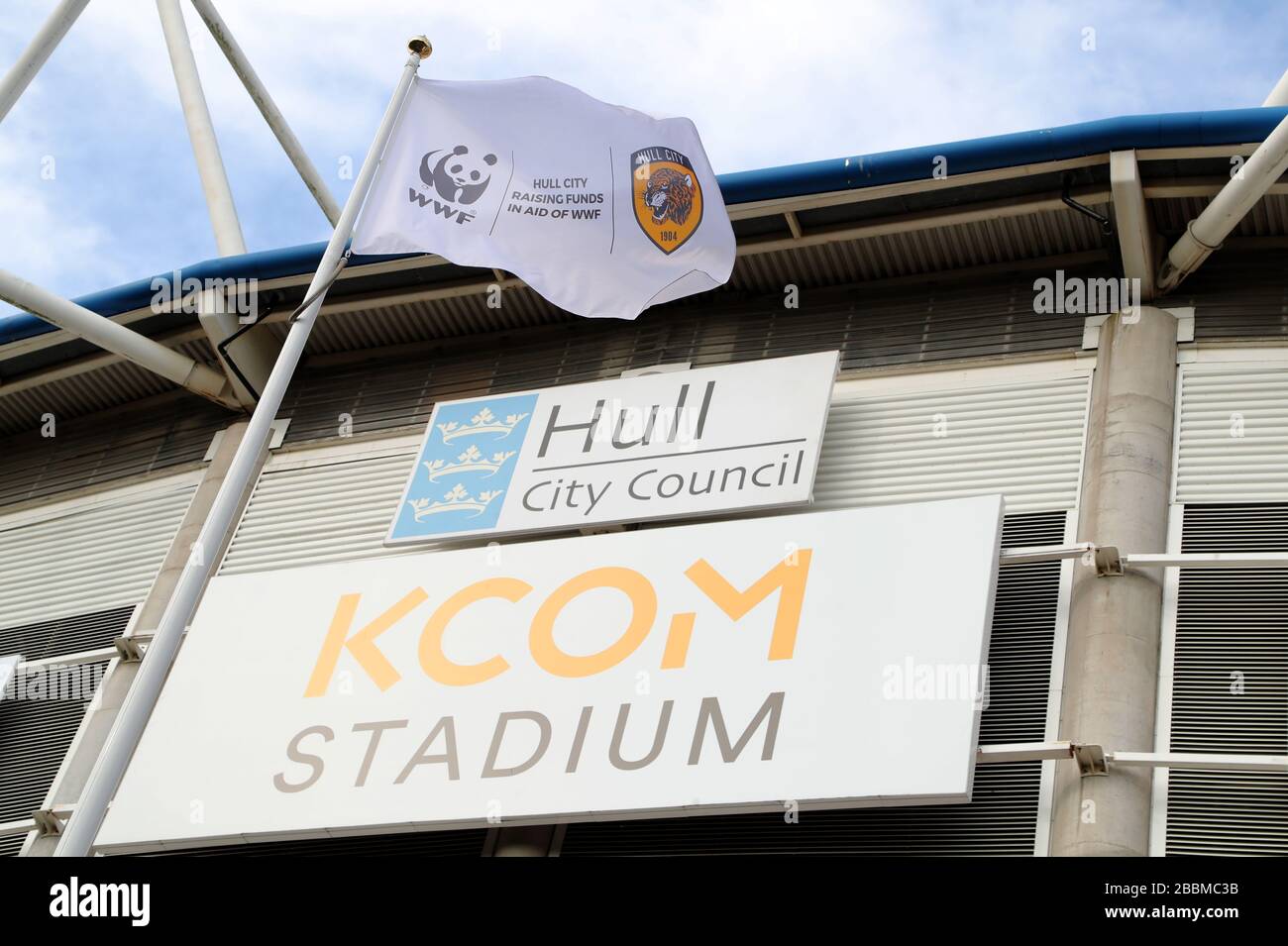 General view of the KCOM Stadium ahead of the match Stock Photo - Alamy
