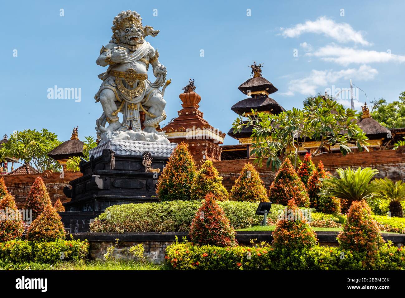 Statue of Buto Ijo, the guardian of Petitenget area near temple Pura ...