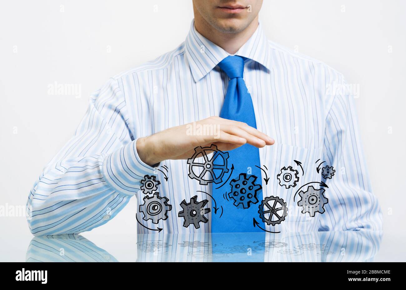 Concept of teamwork and cooperation Stock Photo - Alamy