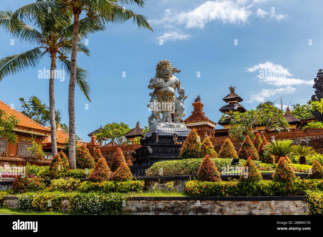 Statue of Buto Ijo, the guardian of Petitenget area near temple Pura ...