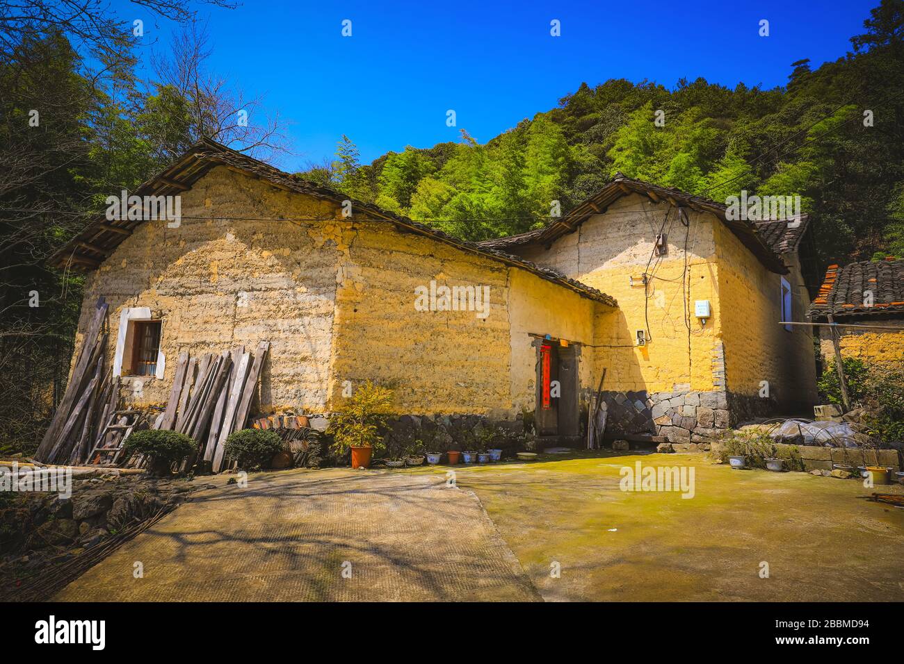 Countryside landscape of China's traditional and historic village Stock ...