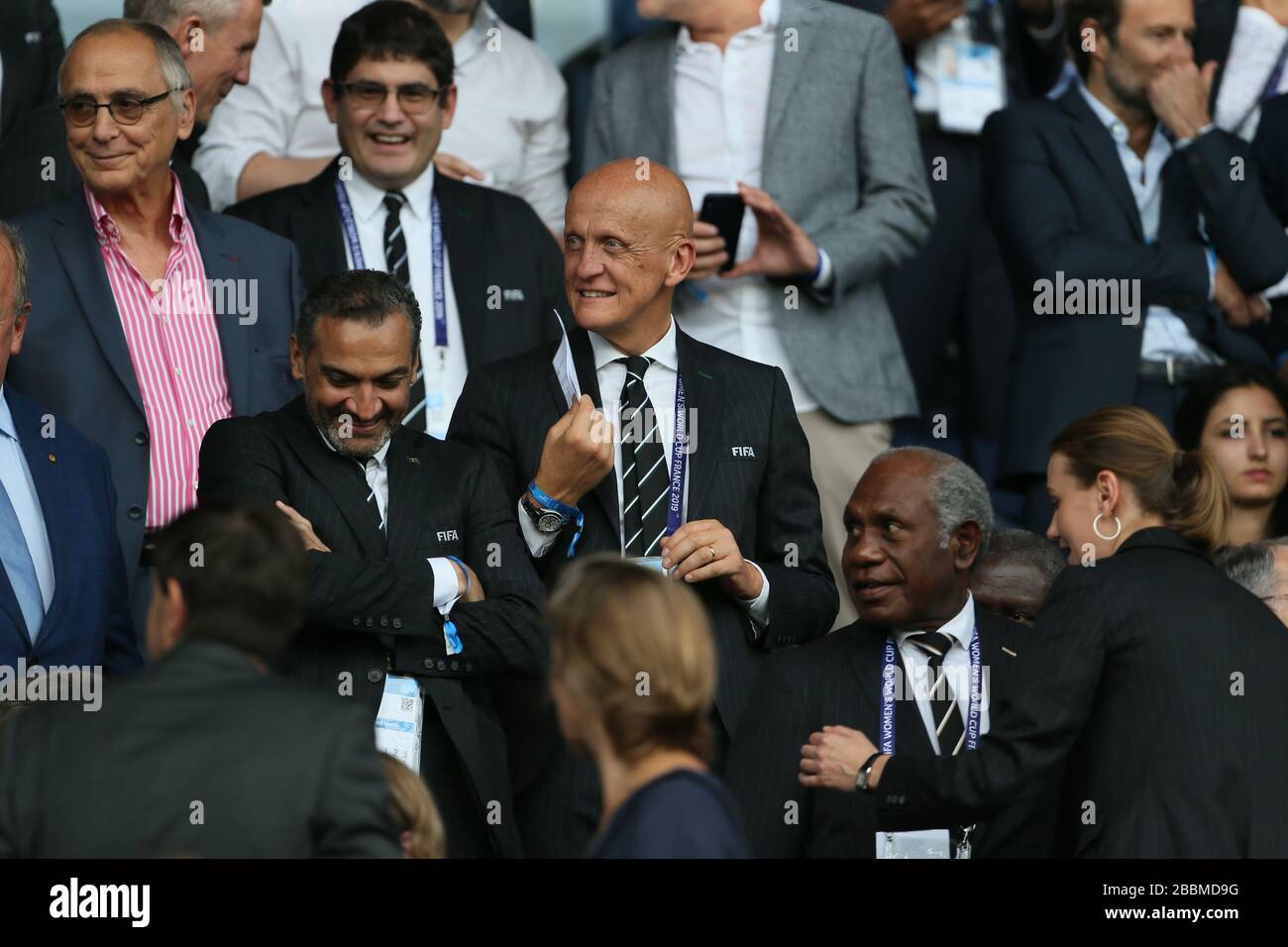 Former Pierluigi Collina in the stands Stock Photo - Alamy