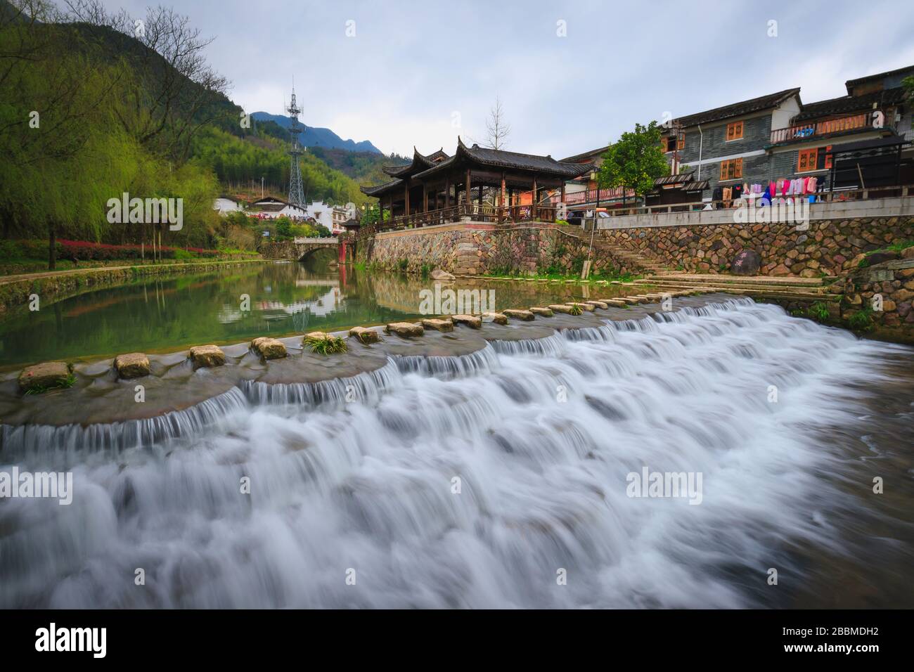 Countryside landscape of China's traditional and historic village Stock ...