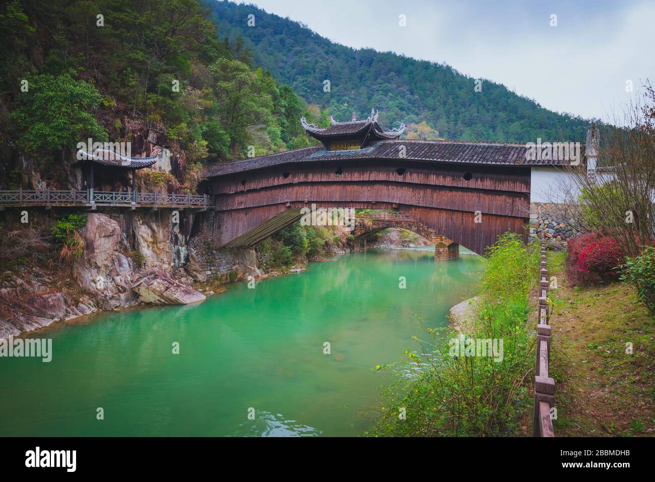 Countryside landscape of China's traditional and historic village Stock ...