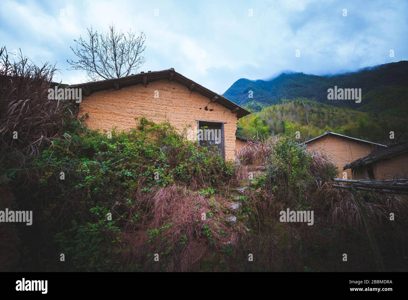 Countryside landscape of China's traditional and historic village Stock ...