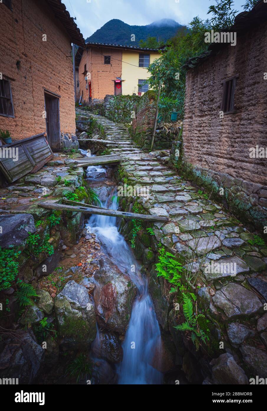 Countryside landscape of China's traditional and historic village Stock ...