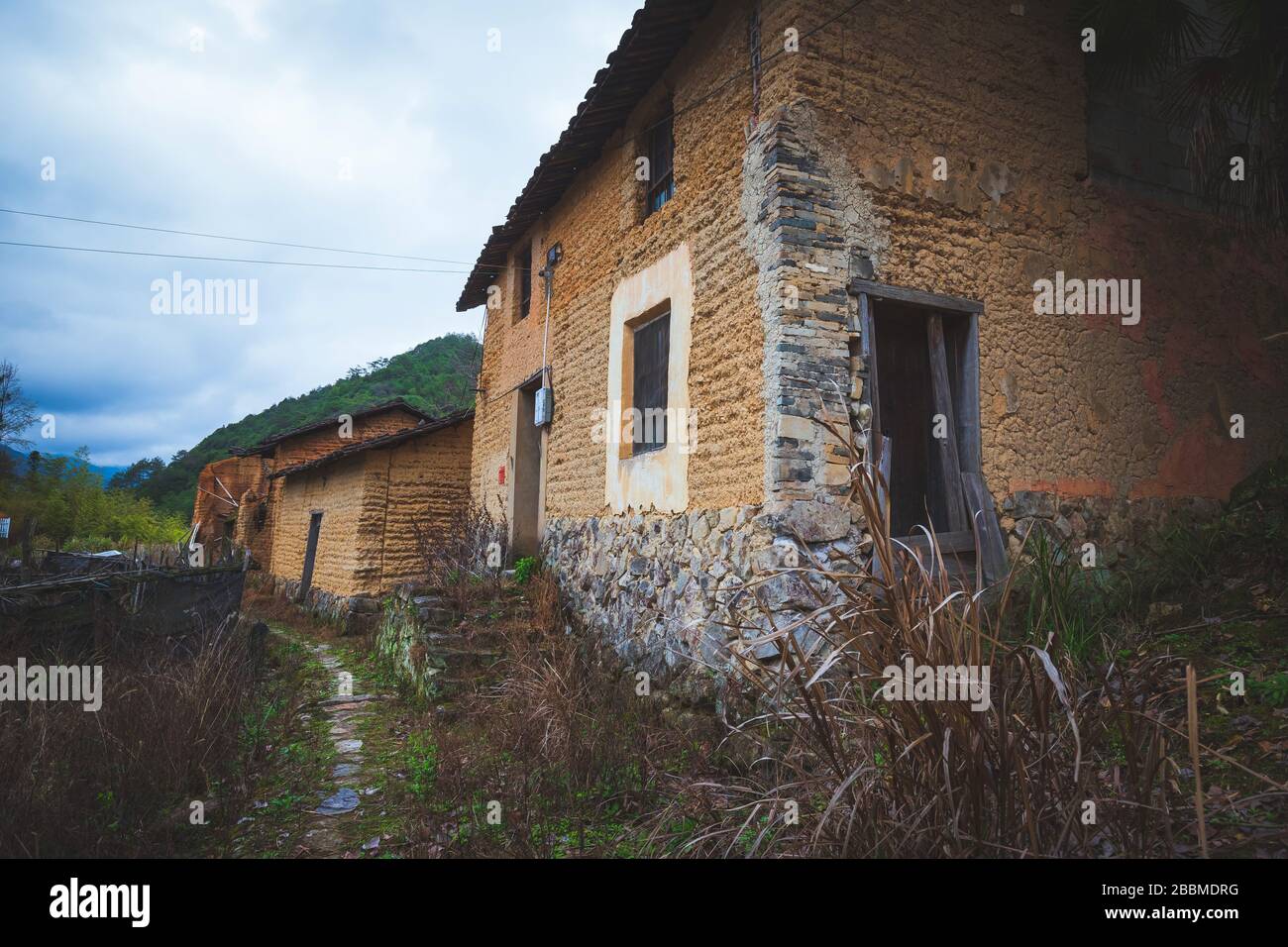 Countryside landscape of China's traditional and historic village Stock ...