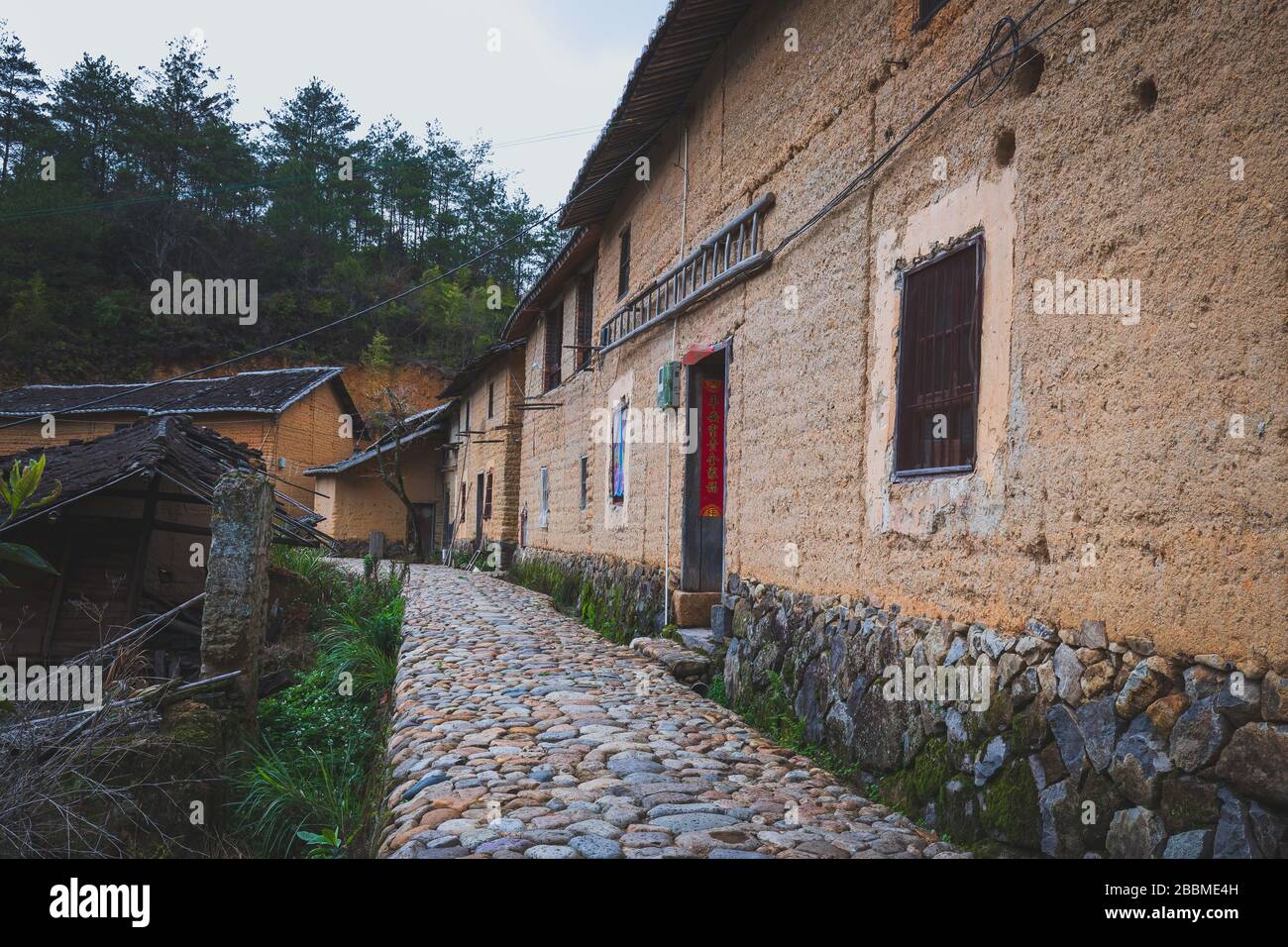 Countryside landscape of China's traditional and historic village Stock ...