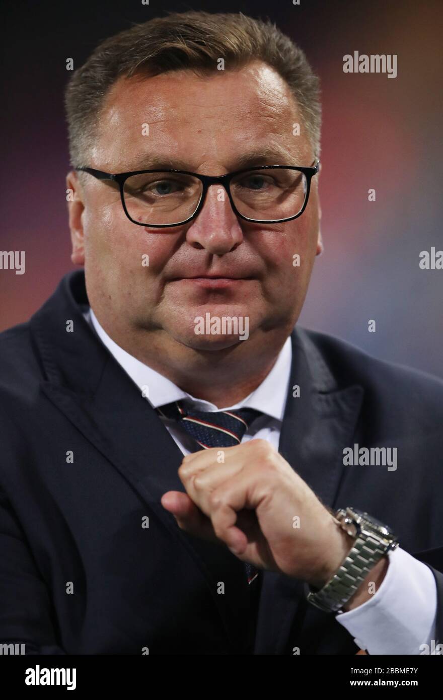 Poland head coach Czeslaw Michniewicz Stock Photo - Alamy