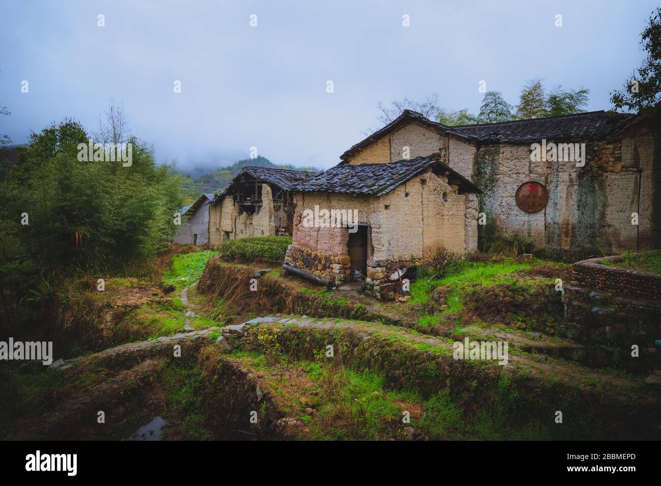 Countryside landscape of China's traditional and historic village Stock ...