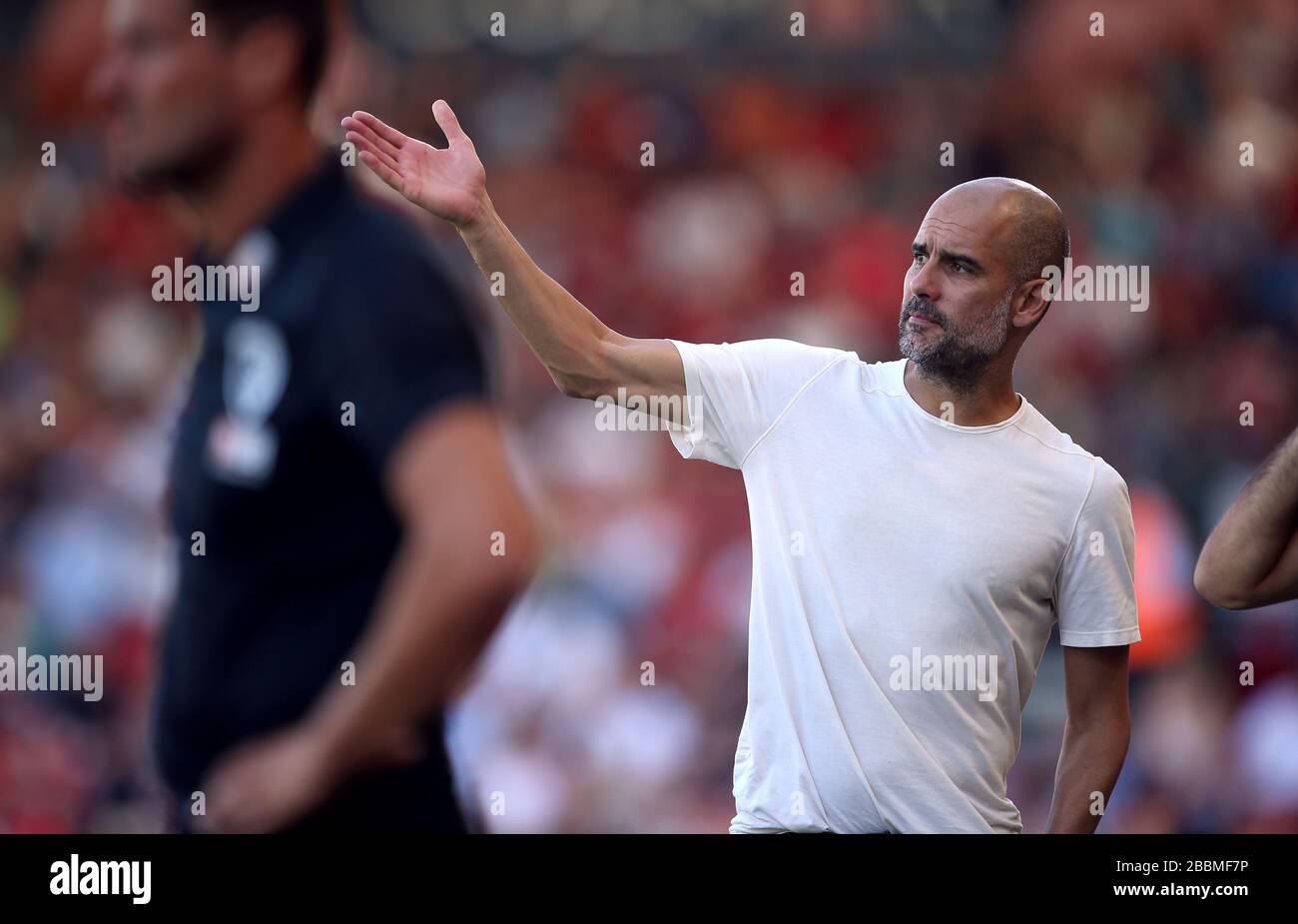 Manchester City manager Pep Guardiola Stock Photo - Alamy