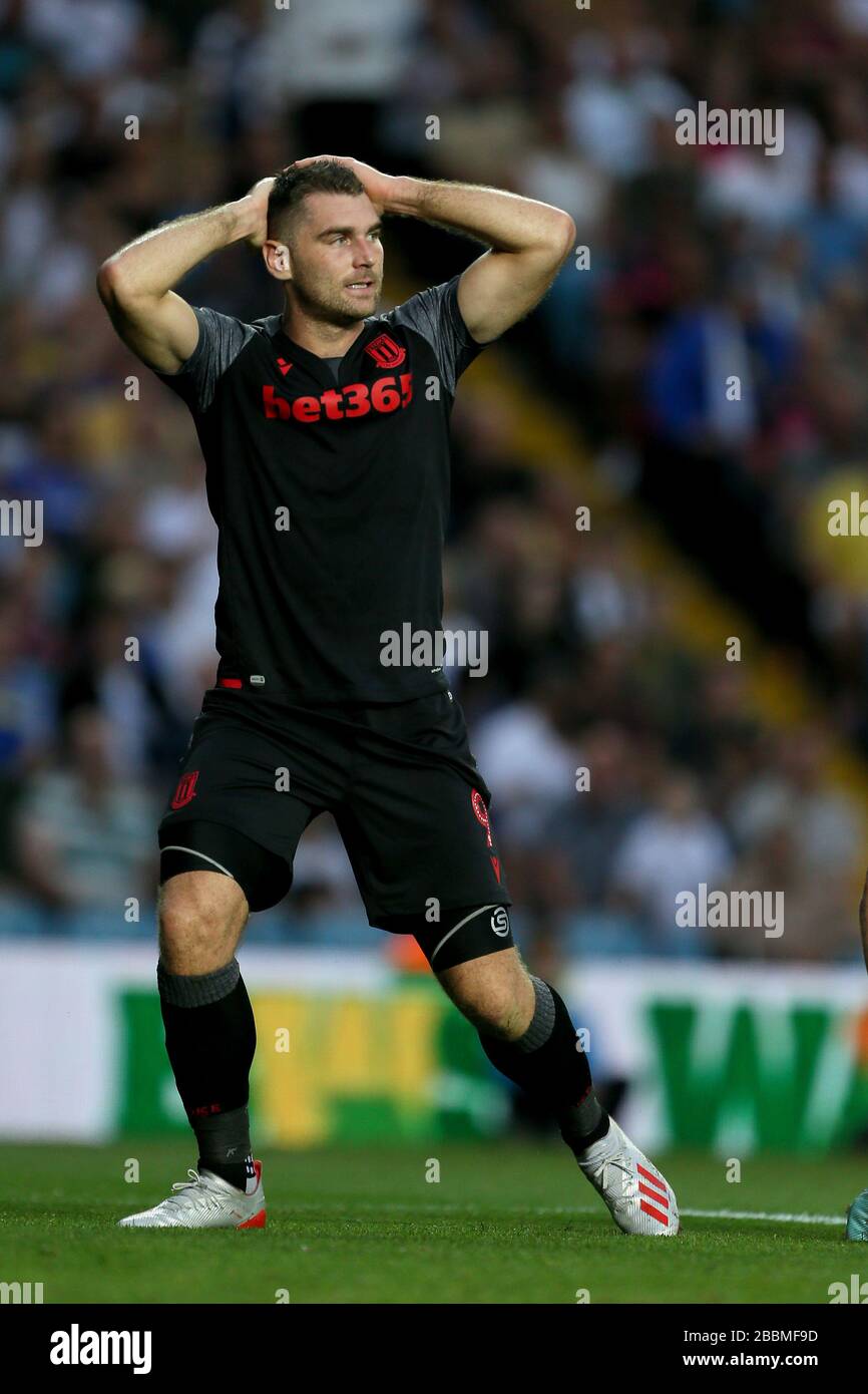 Stoke City's Sam Vokes Stock Photo - Alamy