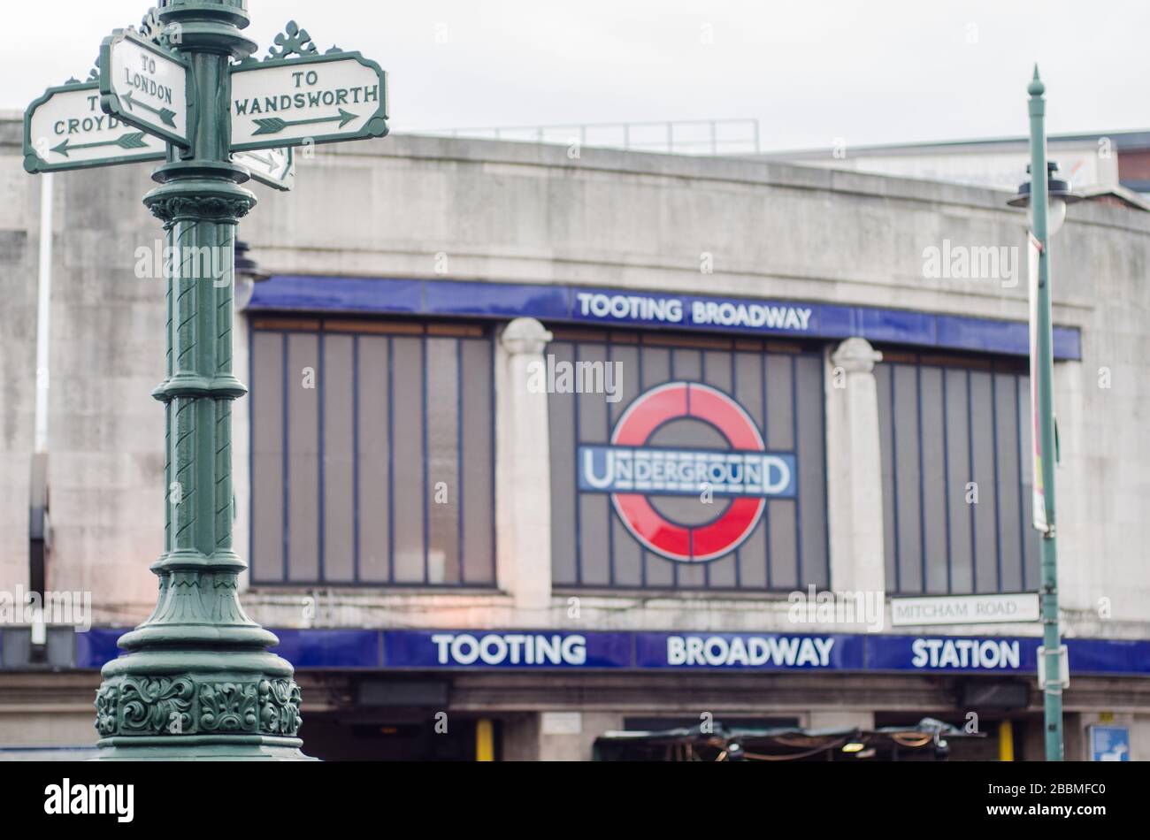 London- Tooting Broadway underground station Stock Photo - Alamy