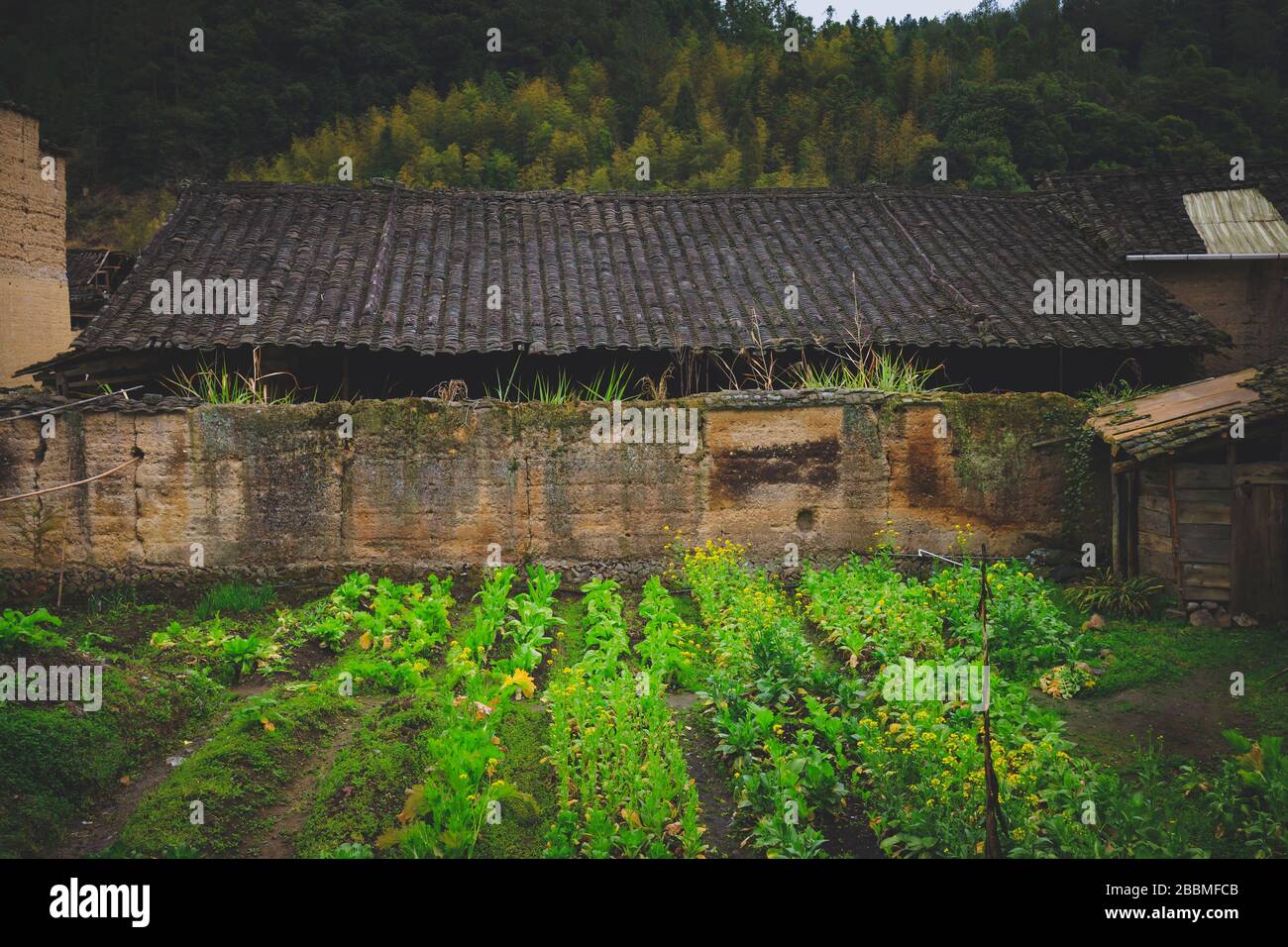 Countryside landscape of China's traditional and historic village Stock ...