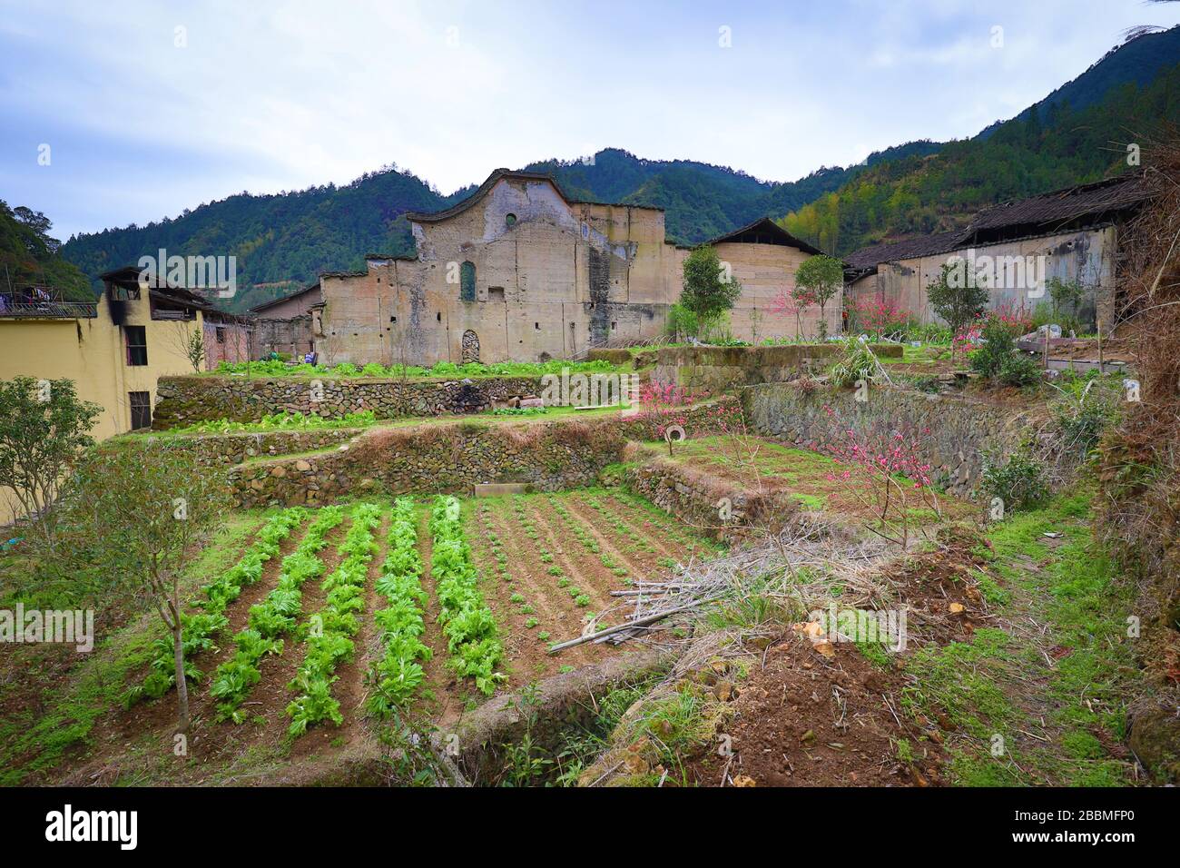 Countryside landscape of China's traditional and historic village Stock ...