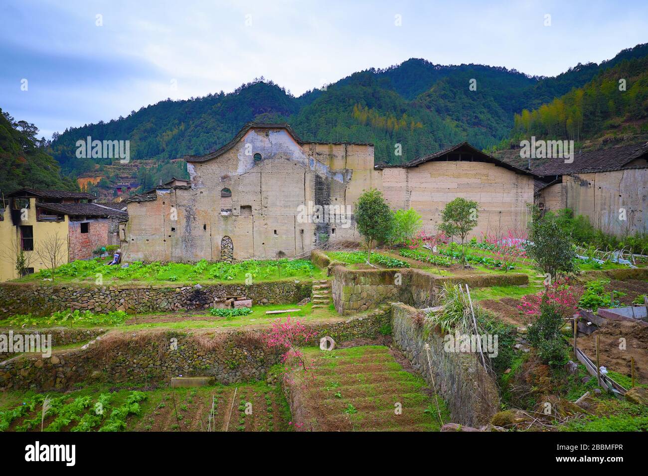 Countryside landscape of China's traditional and historic village Stock ...
