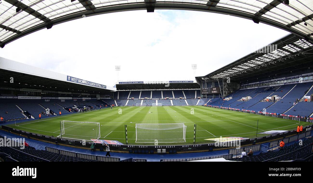 A general view inside The Hawthornes before the game between West ...