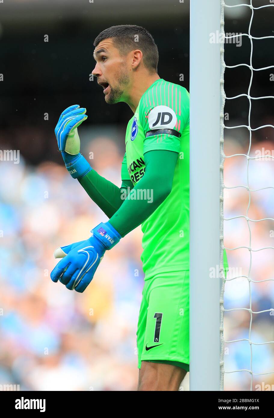 Brighton & Hove Albion goalkeeper Mathew Ryan Stock Photo - Alamy