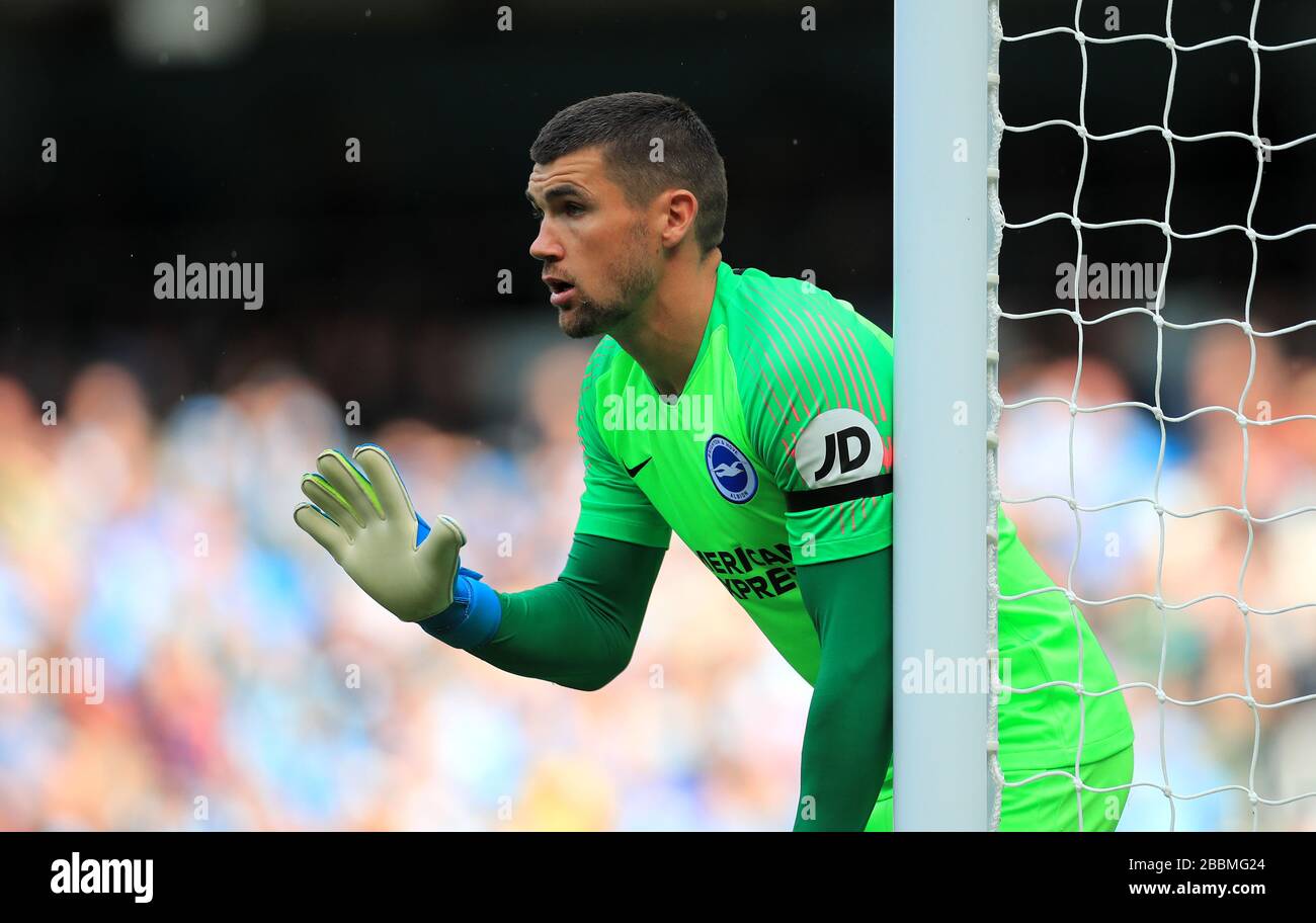 Hove Albion Goalkeeper Mathew Ryan High Resolution Stock Photography ...