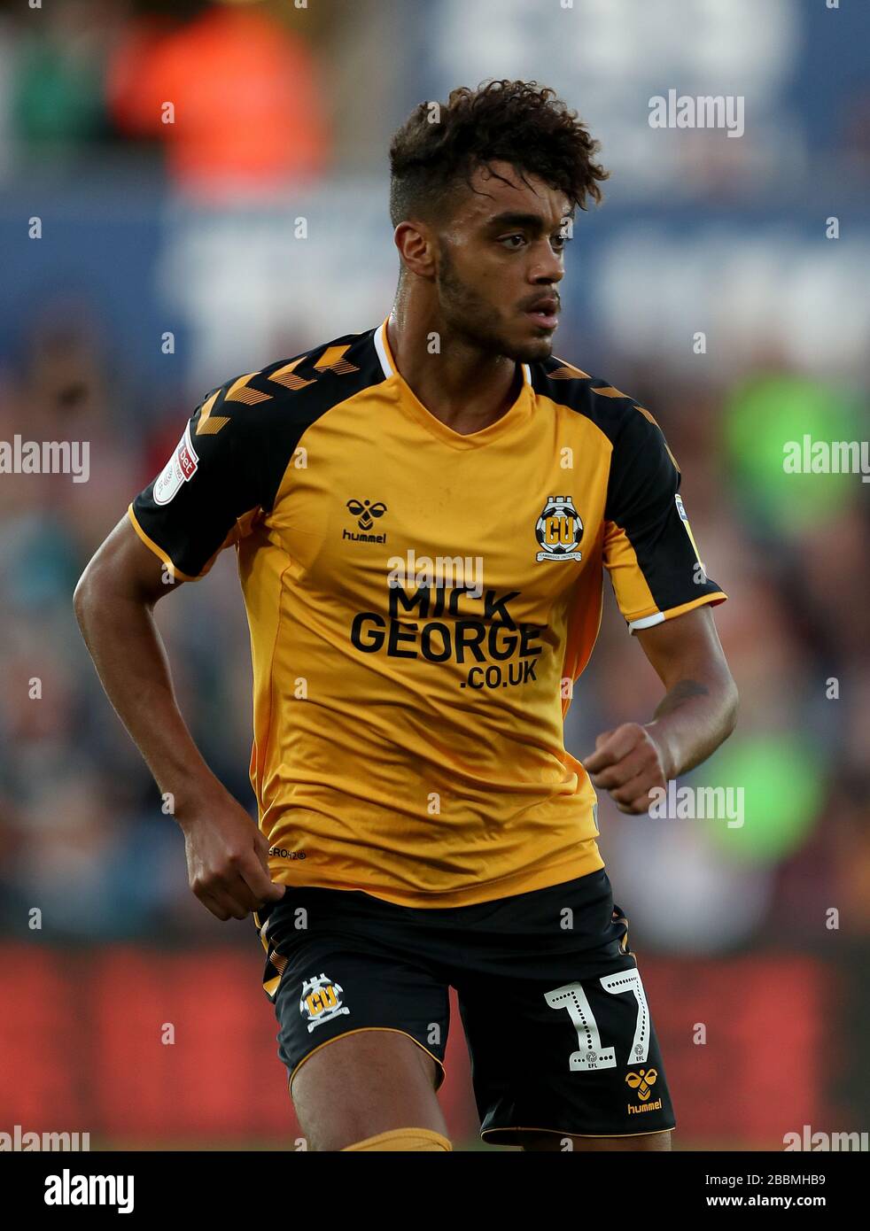 Cambridge United's Leon Davies Stock Photo - Alamy