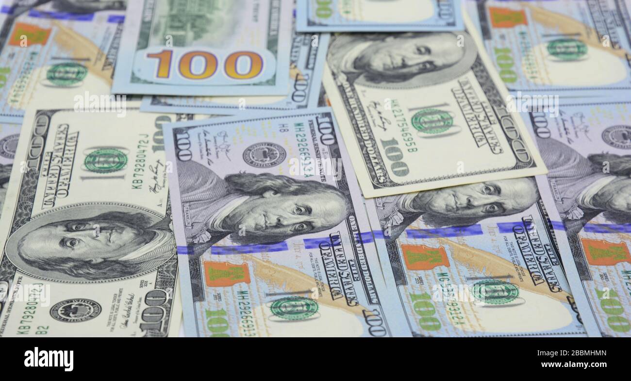 Currencies USD Concept, American Dollars Cash Money Stock Photo - Alamy