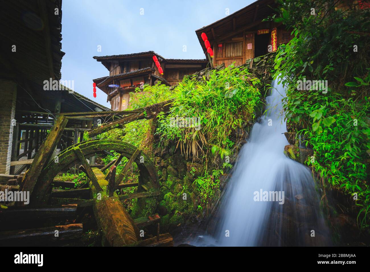 Countryside landscape of China's traditional and historic village Stock ...
