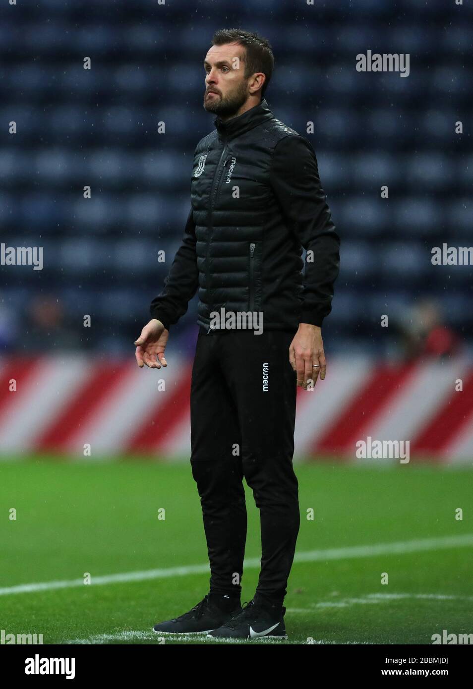 Stoke City manager Nathan Jones Stock Photo - Alamy