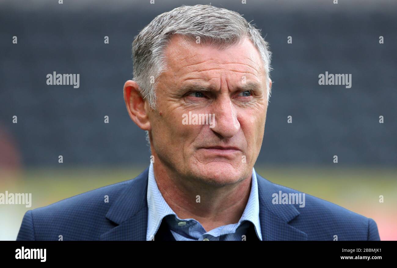 Blackburn Rovers manager Tony Mowbray Stock Photo - Alamy