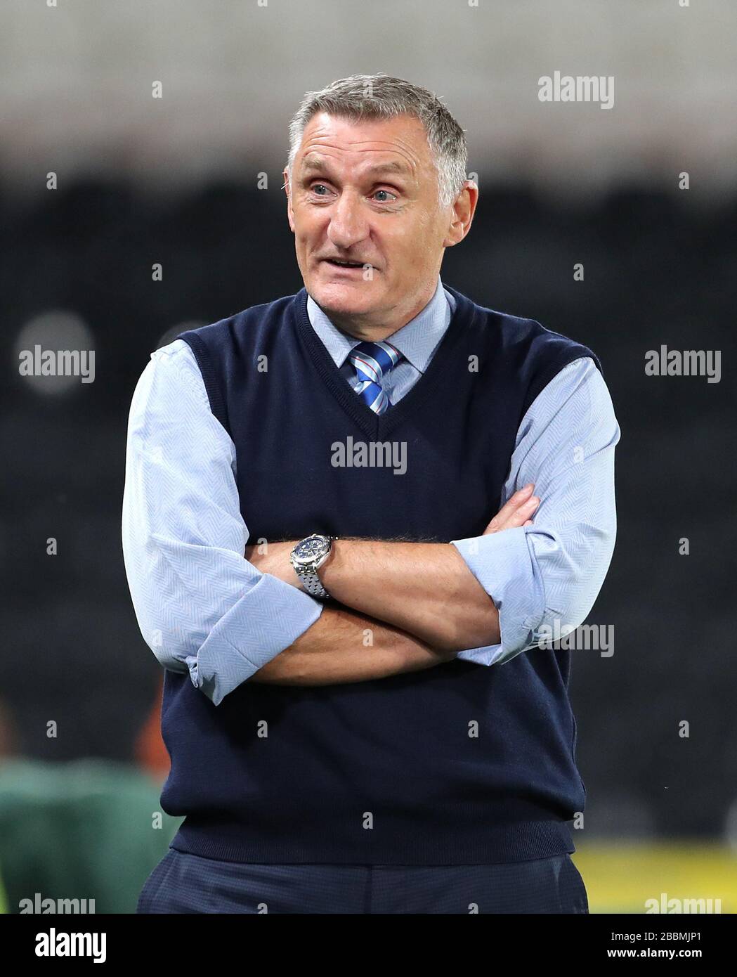 Blackburn Rovers manager Tony Mowbray Stock Photo - Alamy