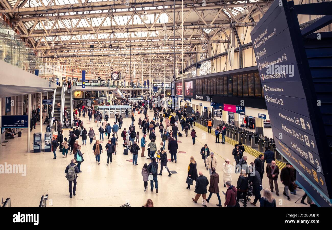Waterloo Station, London Stock Photo - Alamy
