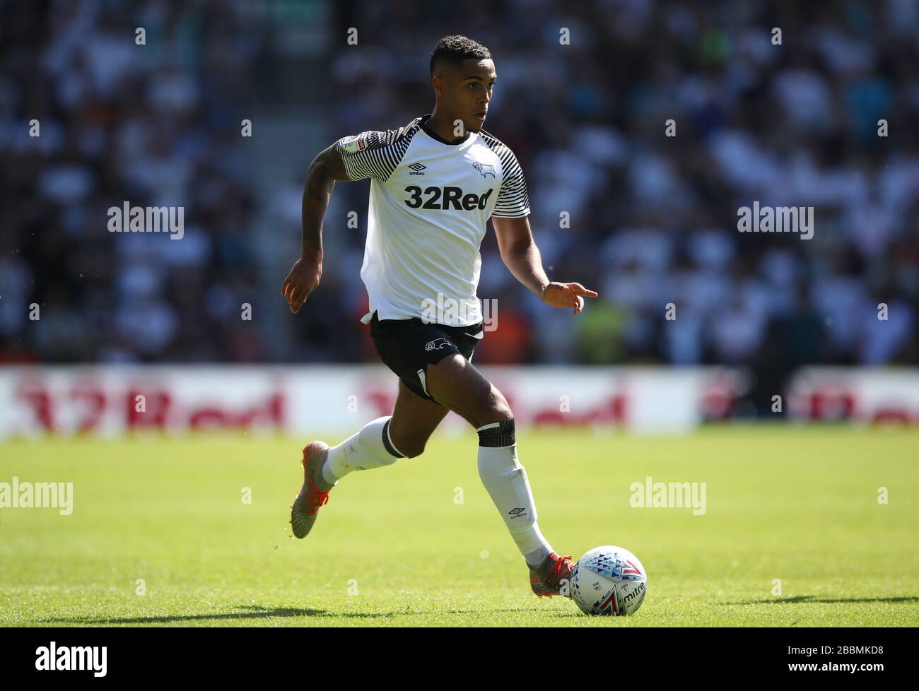Derby County's Max Lowe Stock Photo - Alamy