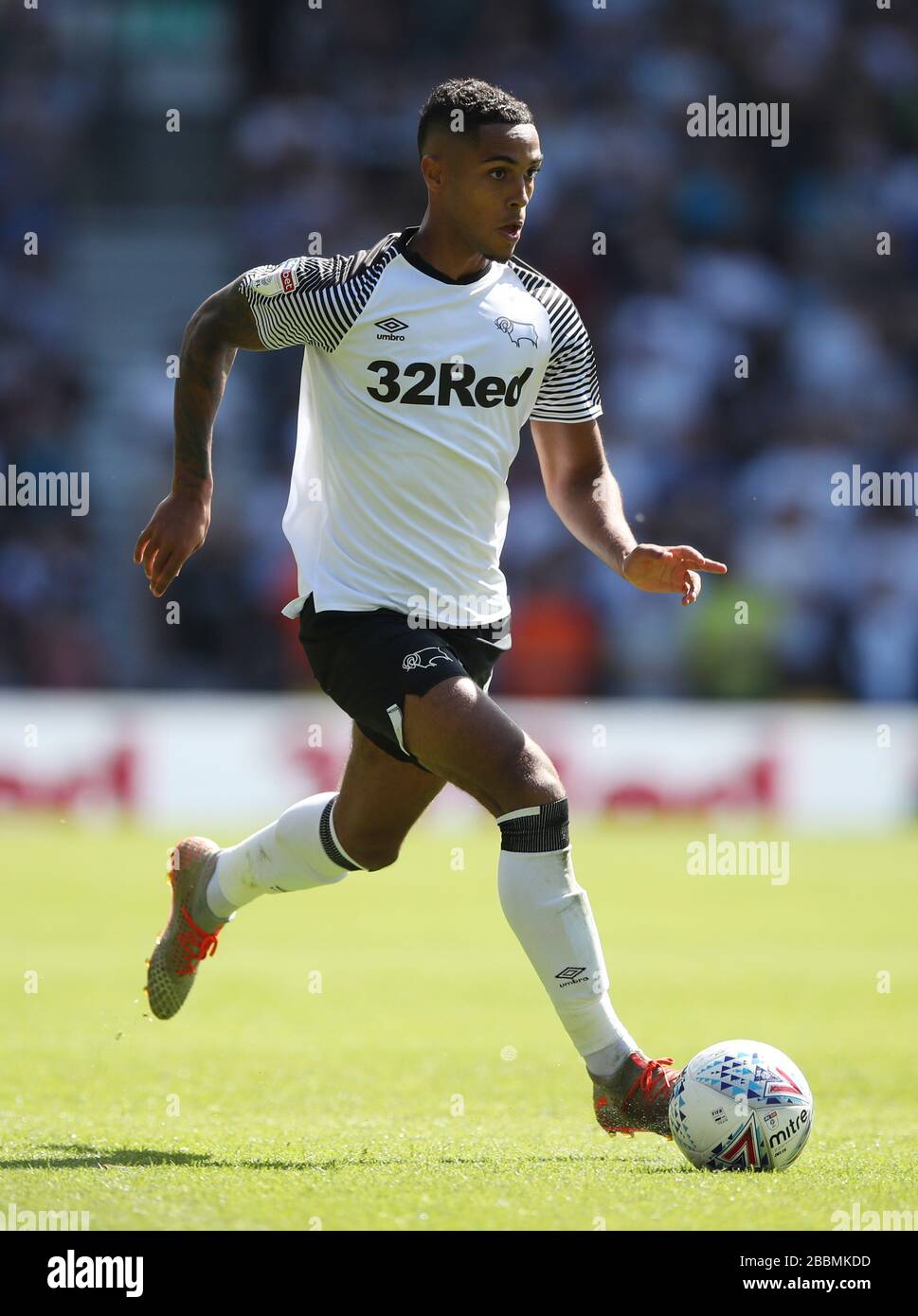 Derby County's Max Lowe Stock Photo - Alamy