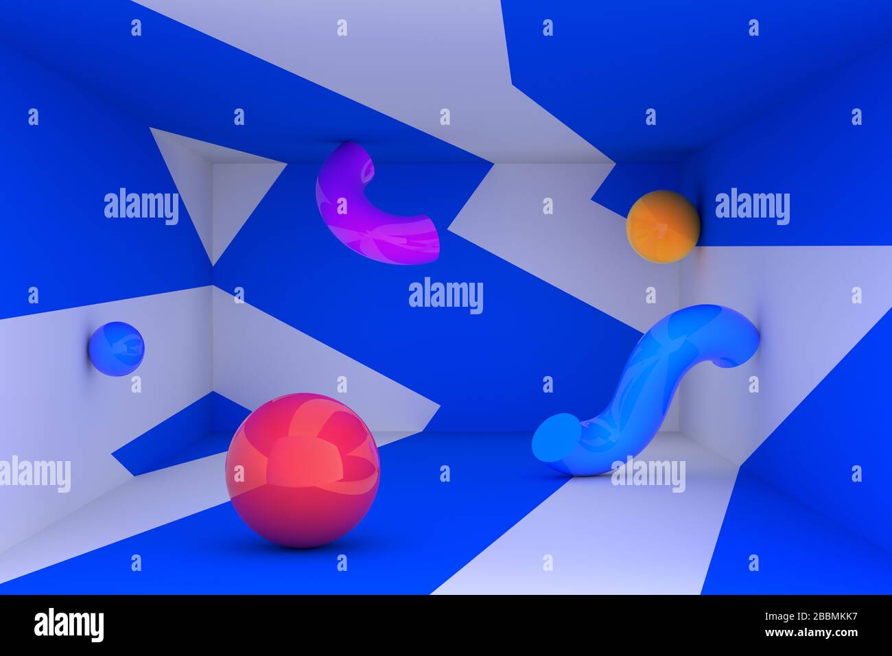 Abstract 3d render, minimalistic background, modern graphic design ...