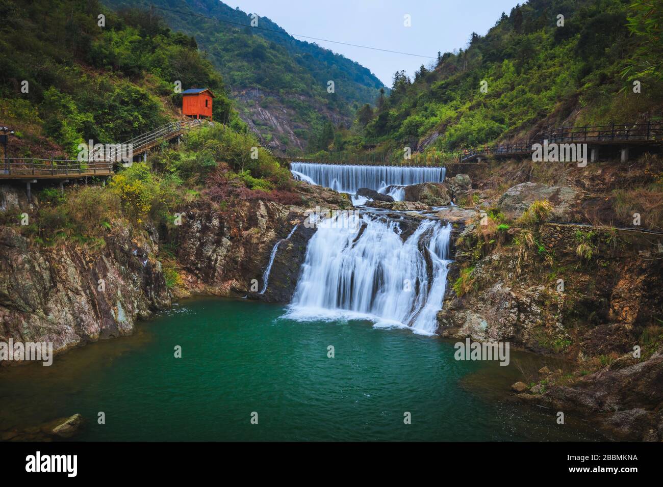 Countryside landscape of China's traditional and historic village Stock ...