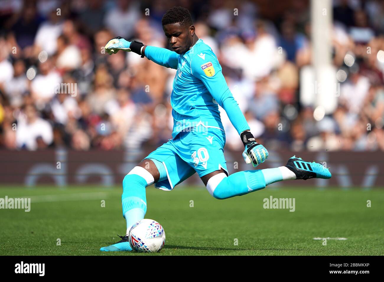 Nottingham Forest goalkeeper Brice Samba Stock Photo - Alamy
