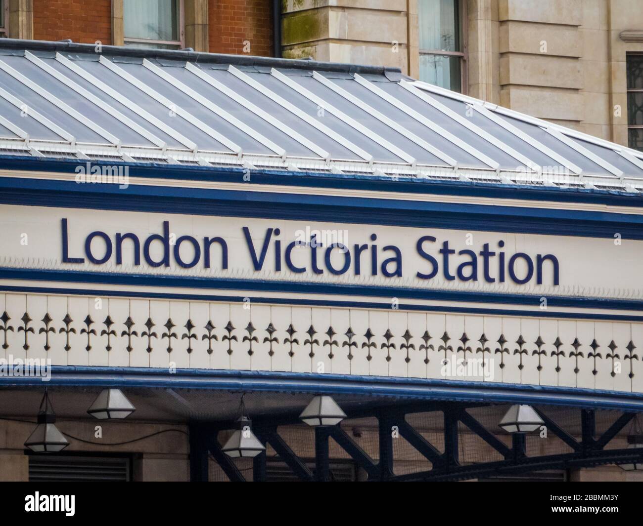 London Victoria- major railway terminus in South West London Stock ...