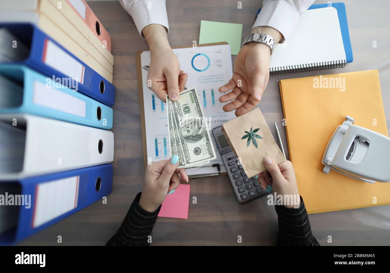 Cannabis bag woman hi-res stock photography and images - Alamy