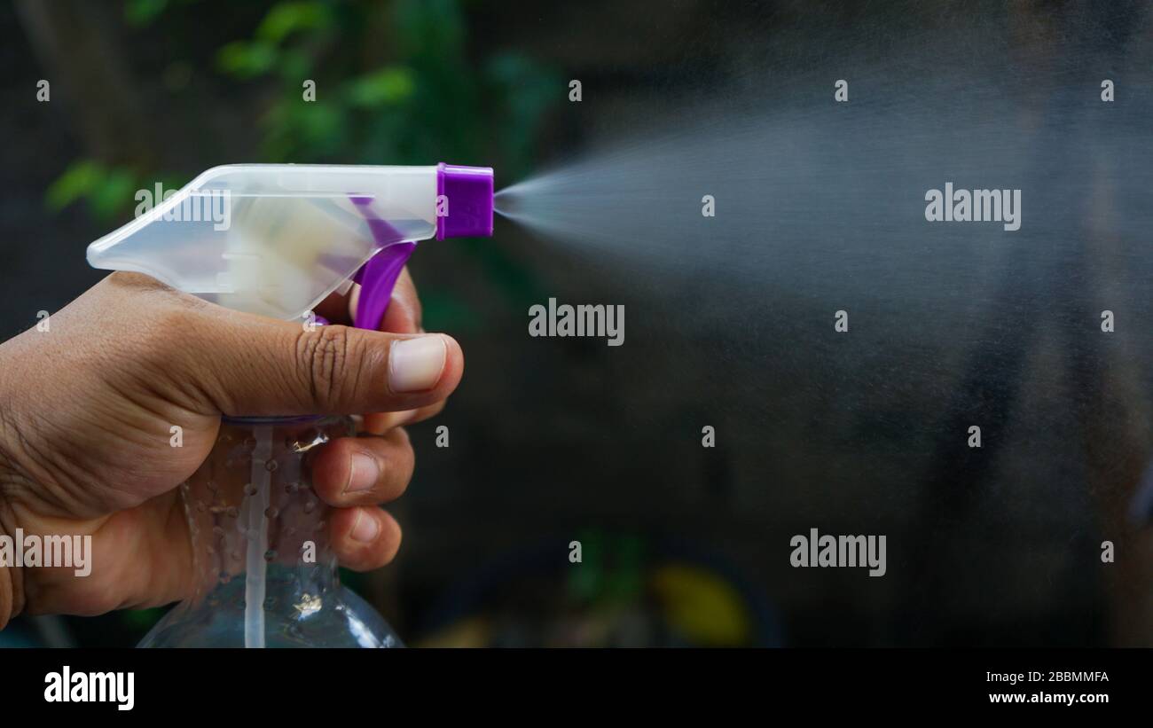 Finger spray hi-res stock photography and images - Alamy