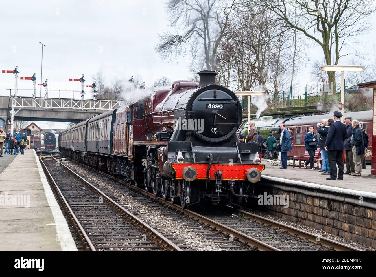 Lms steam train hi-res stock photography and images - Alamy