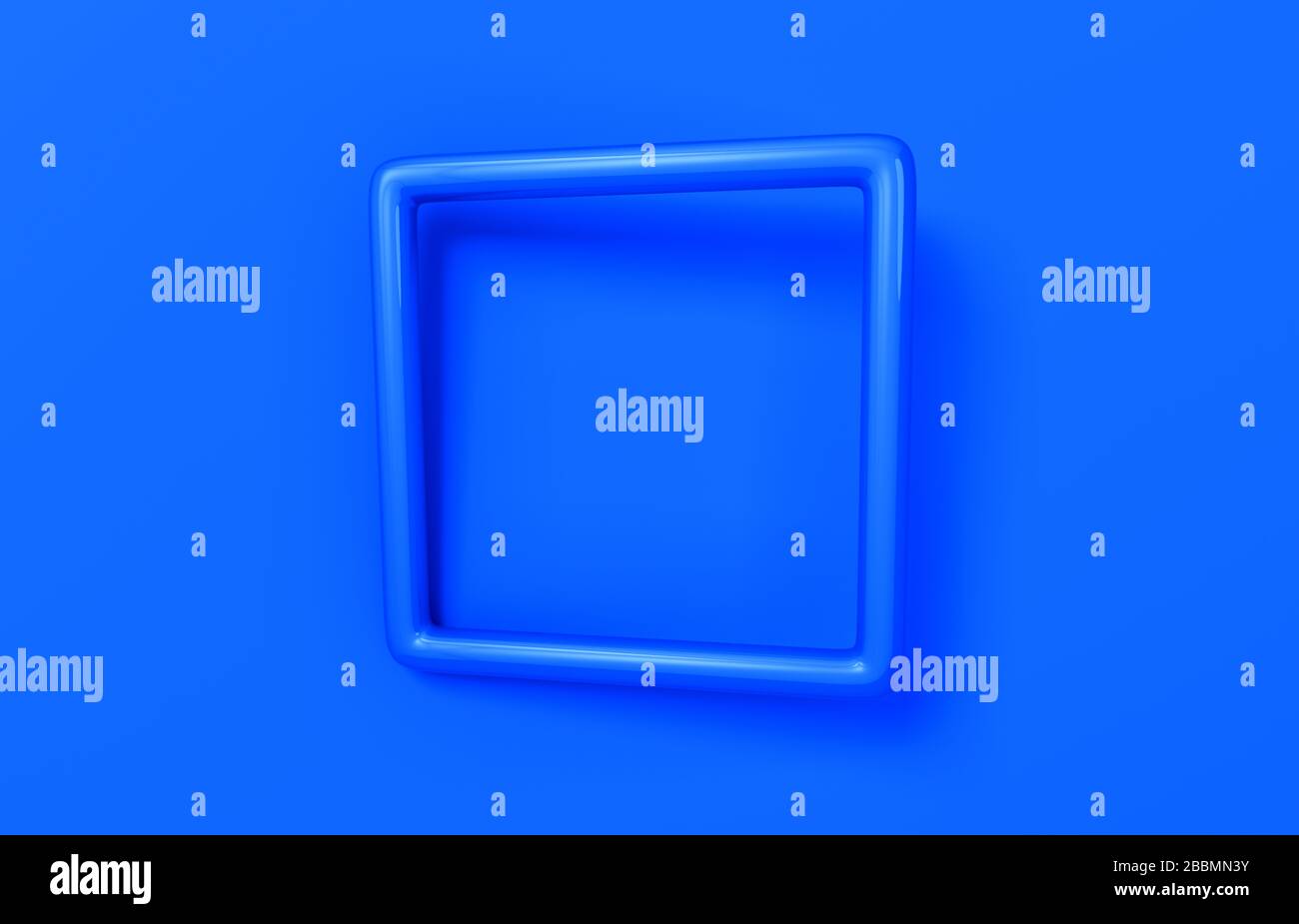 Abstract 3d rendering of square shape. Modern geometric background ...