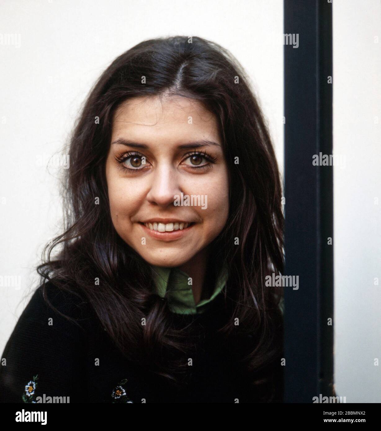 Fotoshooting Porträtreihe der Sängerin Tina York, Deutschland 1975 ...