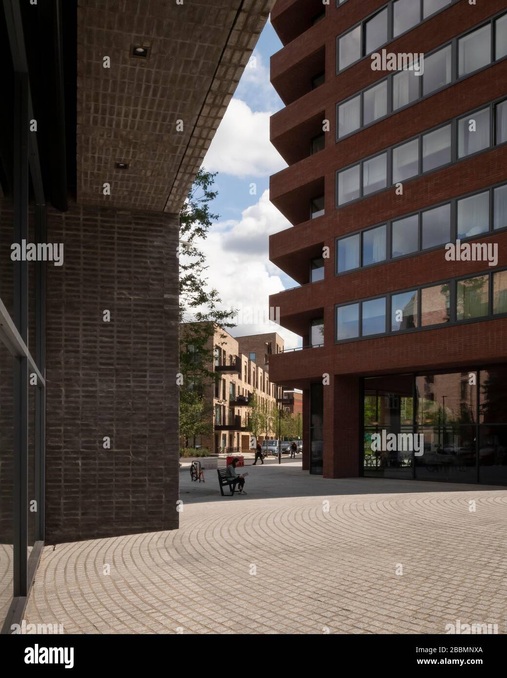 View through the Hoxton Press Towers by David Chipperfield Architects ...