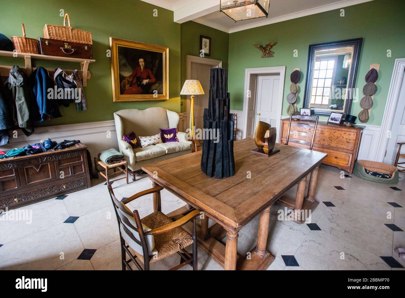 Marchmont House Scottish Borders with Hugo Burge (owner Stock Photo - Alamy