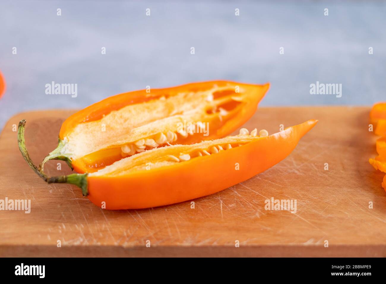 Peruvian yellow pepper. Yellow pepper used in Peruvian cuisine Stock ...