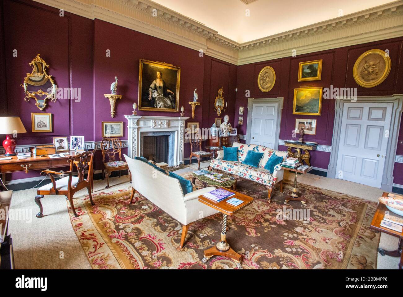 Marchmont House Scottish Borders with Hugo Burge (owner Stock Photo - Alamy