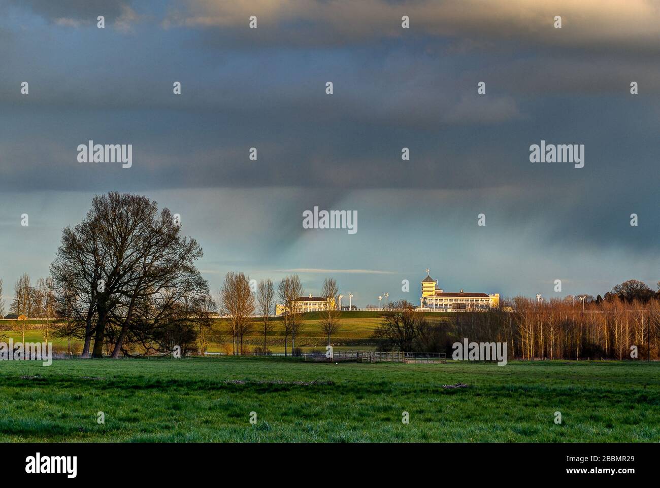 Water meadows and Towcester race course, Towcester, Northamptonshire ...