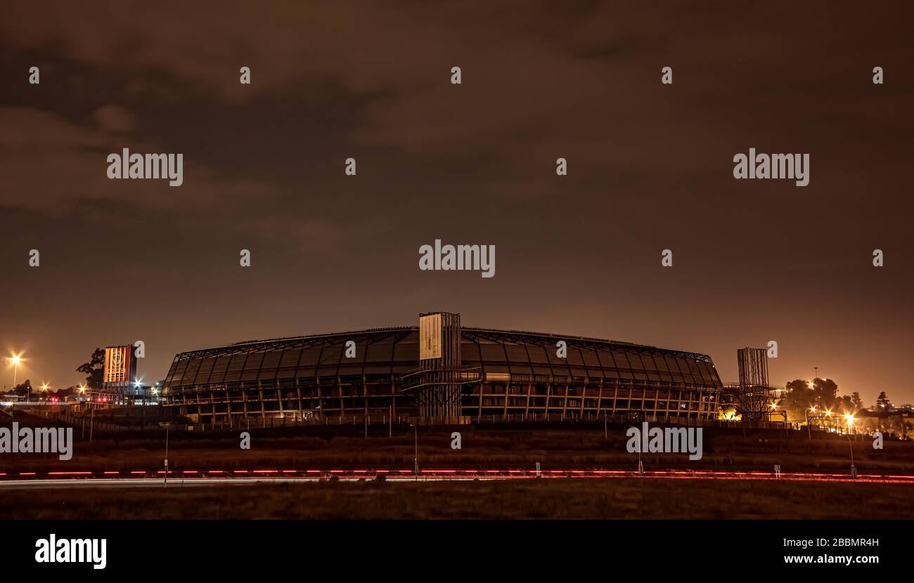 Soweto, South Africa - March 26, 2011: Orlando Soccer Stadium in Soweto ...