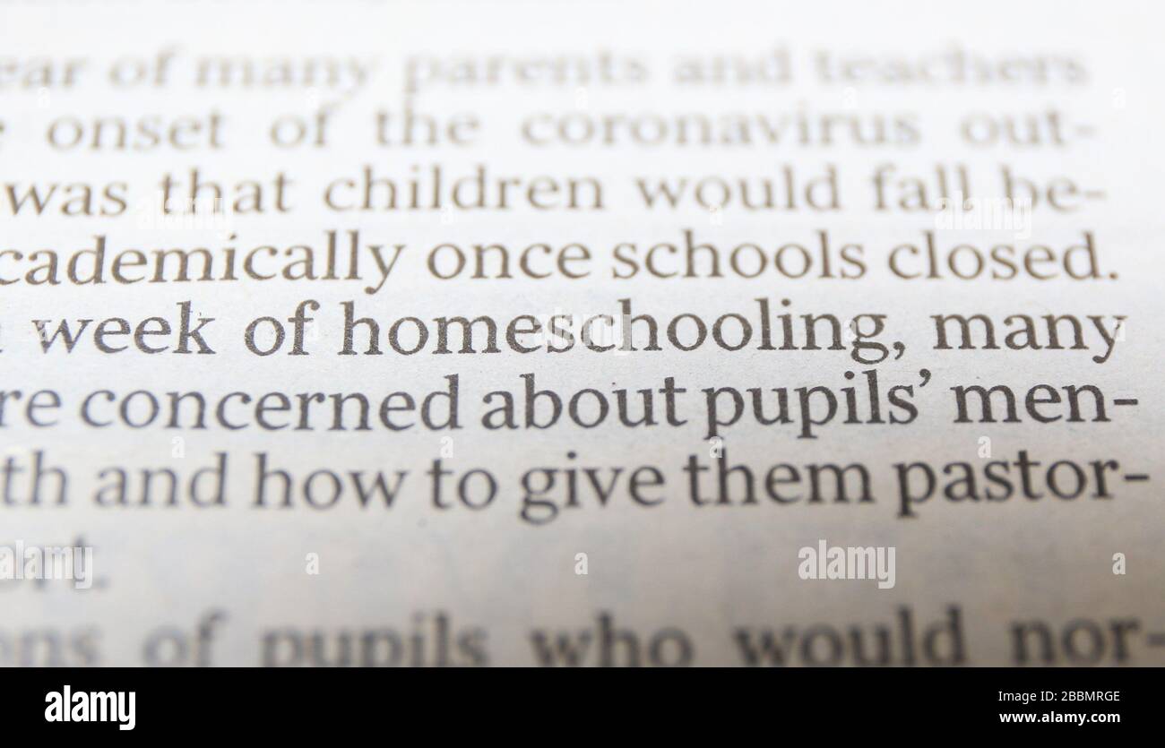 Homeschooling 2020 london hi-res stock photography and images - Alamy
