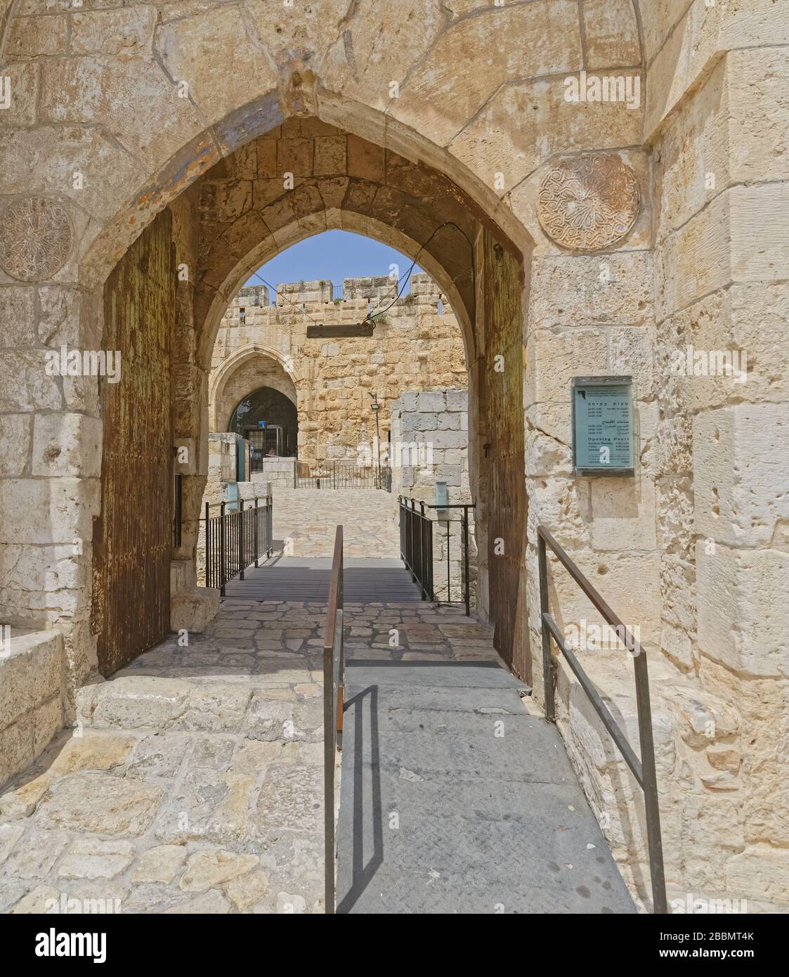 Entrance ramp western gate hi-res stock photography and images - Alamy